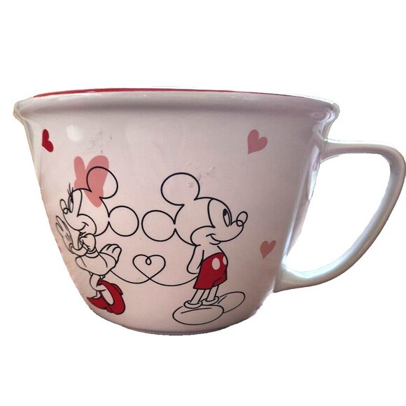 Disney | Accents | Disney Mickey Minnie Mouse Mixing Bowl Valentines ...